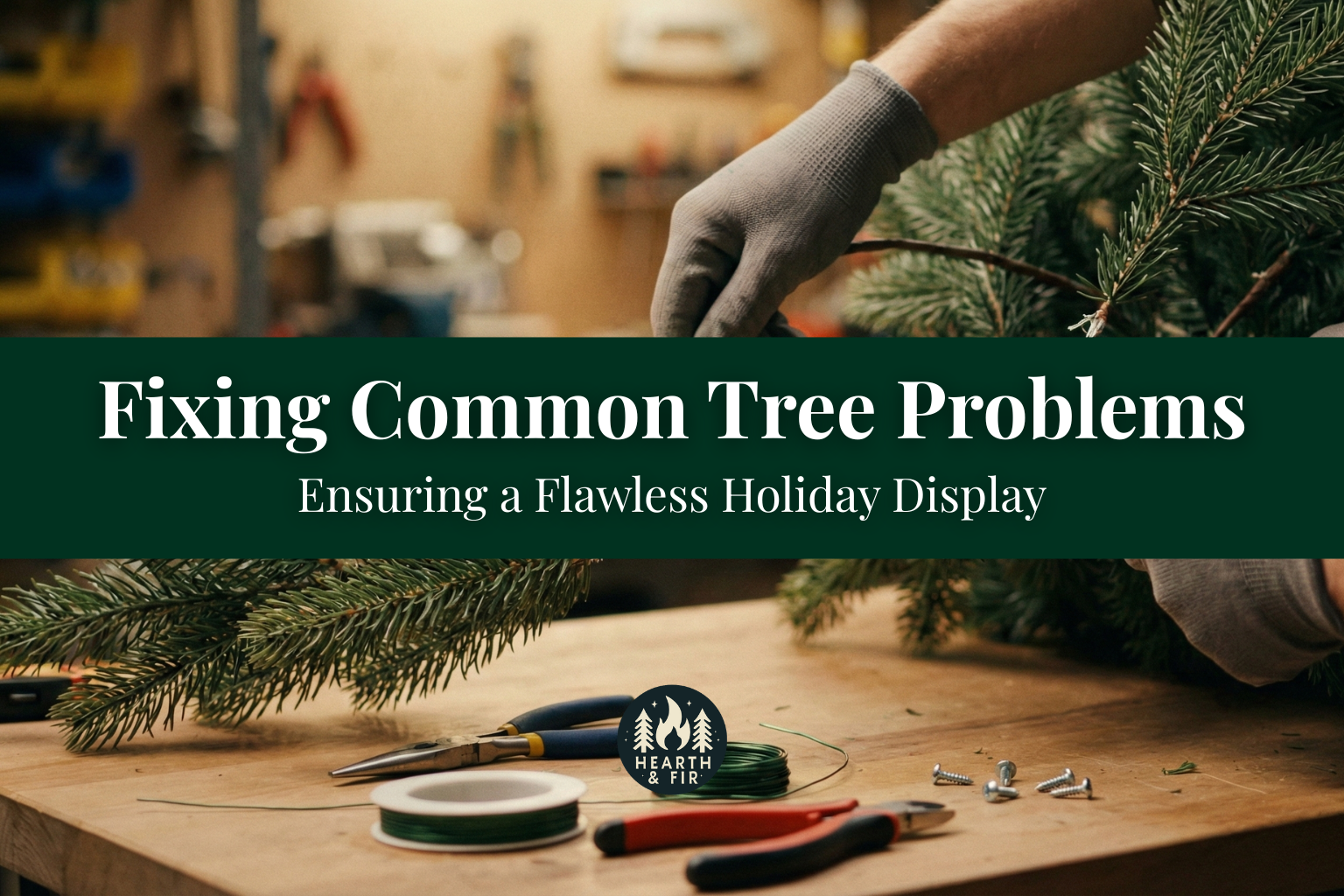 How to Fix Christmas Tree Branches and Common Problems Holiday